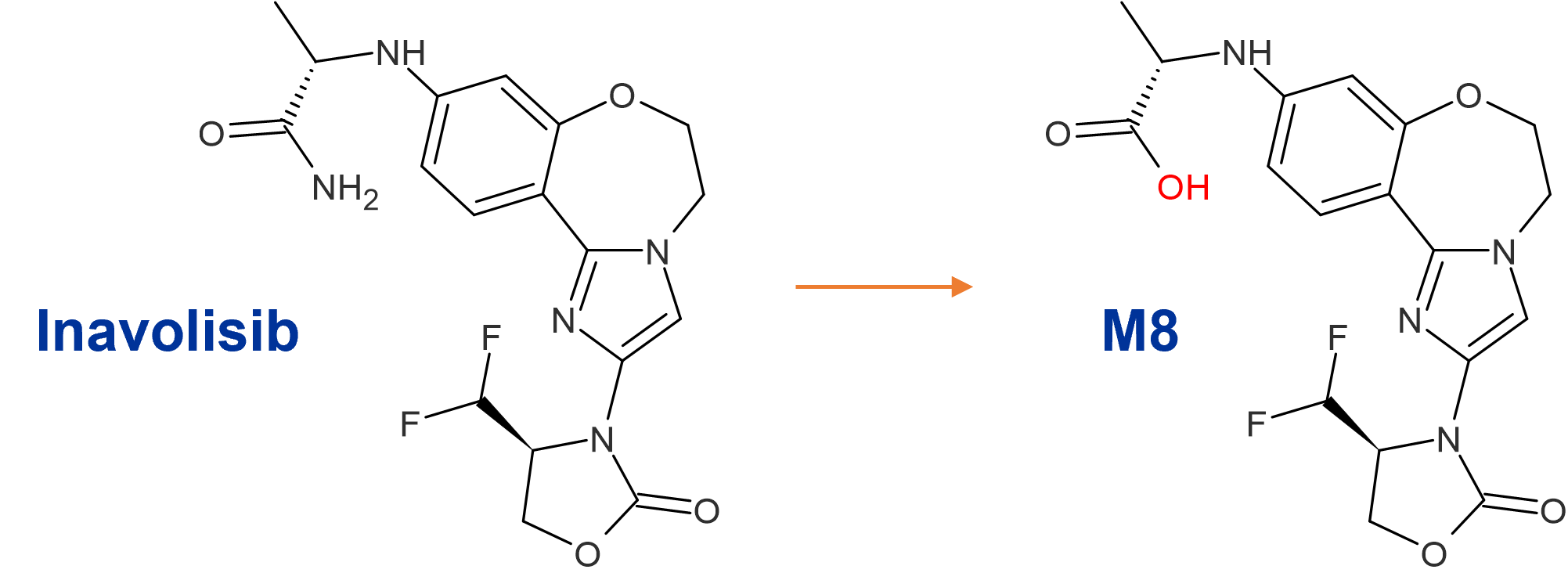 Novel stercobilin metabolites of inavolisib